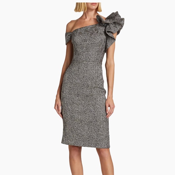 Teri Jon | Dresses | Ricky Freeman Teri Jon Gorgeous Metallic Dress ...